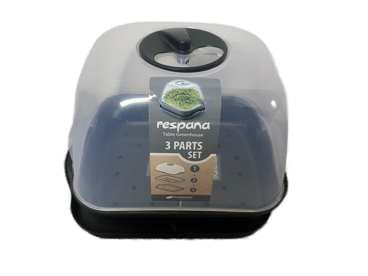 Tavă germinare microplante cu capac transparent și aerisitor – Kertimag
